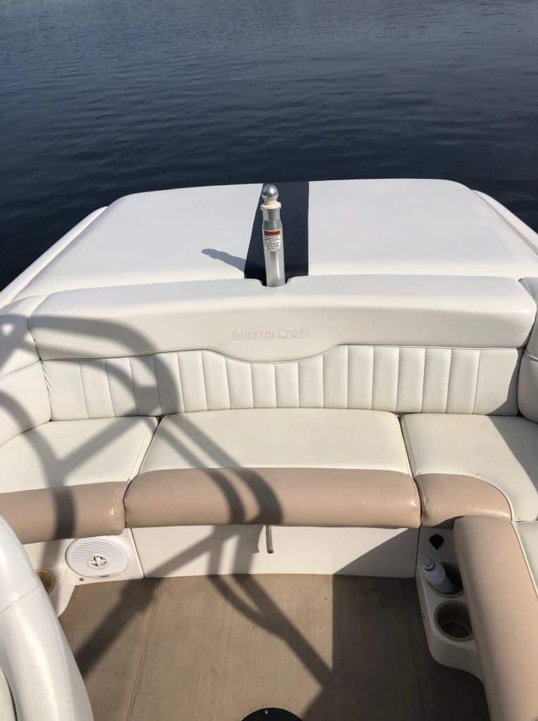 Off-White Anti-UV Finish Protects Marine Vinyl & Leather Upholstery